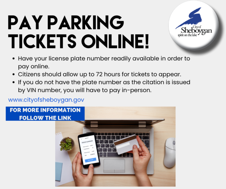 Online Parking Ticket Payment for the City of Sheboygan