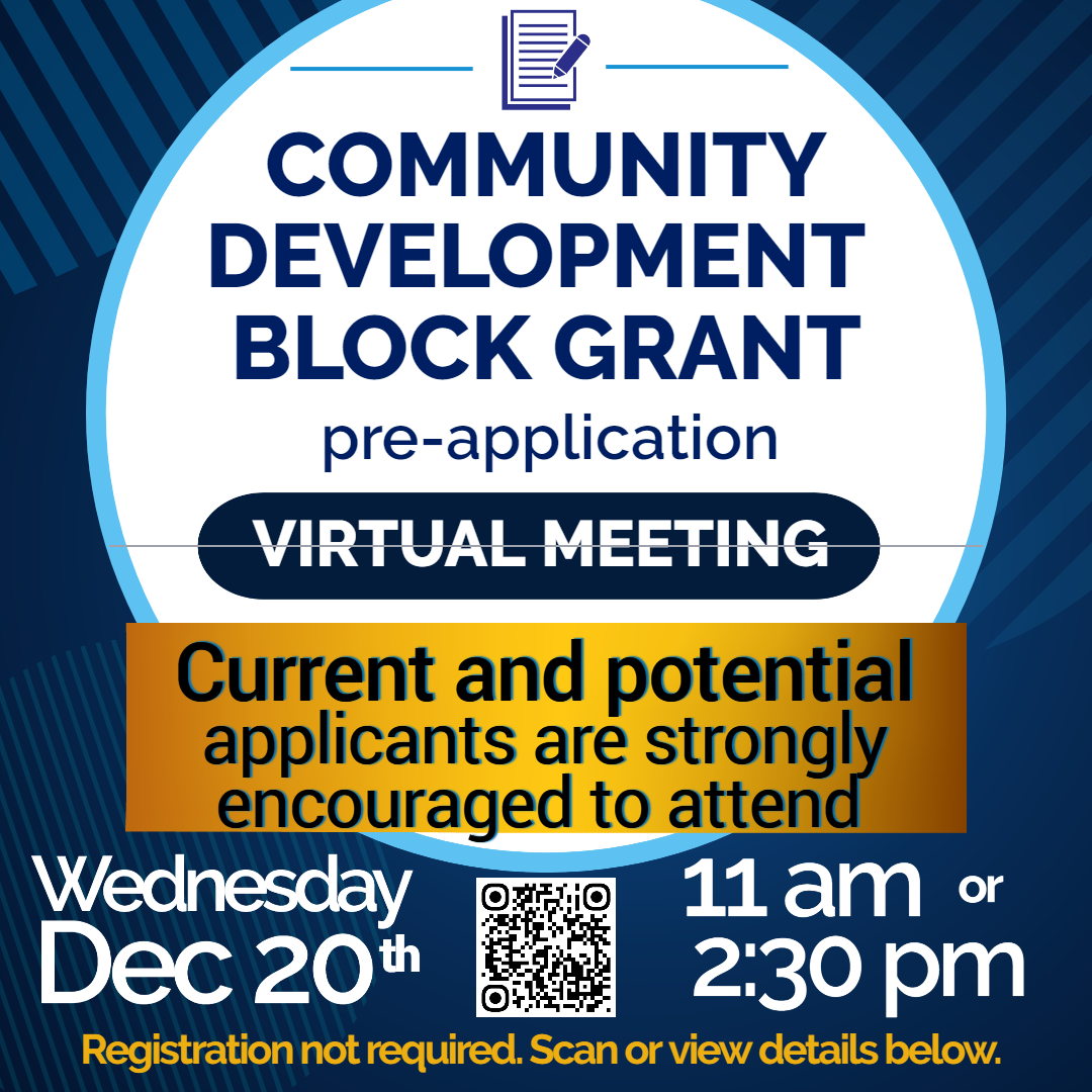 CDBG Pre-Application Workshop